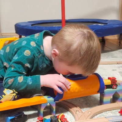 Stackable Modern Pillars for Train Track Brio Extension / Lillabo ...