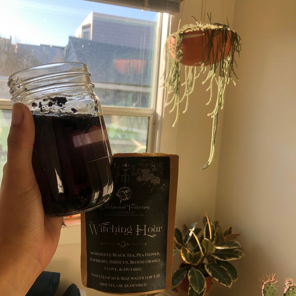 The Witching Hour Organic Loose-leaf Witch Tea - Etsy
