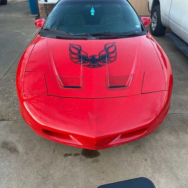 Car Hood Stickers Firebird Car Sticker Bird Vinyl Car Decal for Truck ...
