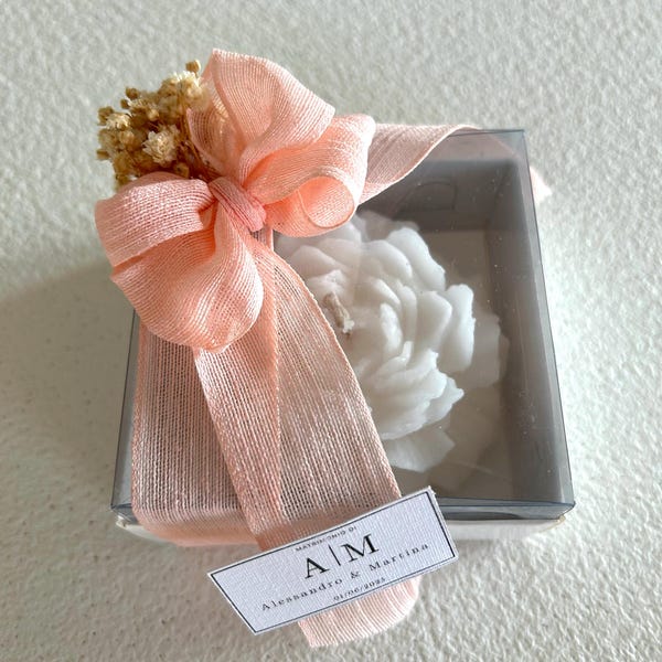 Personalized Wedding Almond Candy Favors for Guests, an Italian Wedding ...