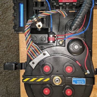 Life-size Spirit Halloween Proton Pack Label/sticker Kit - Etsy