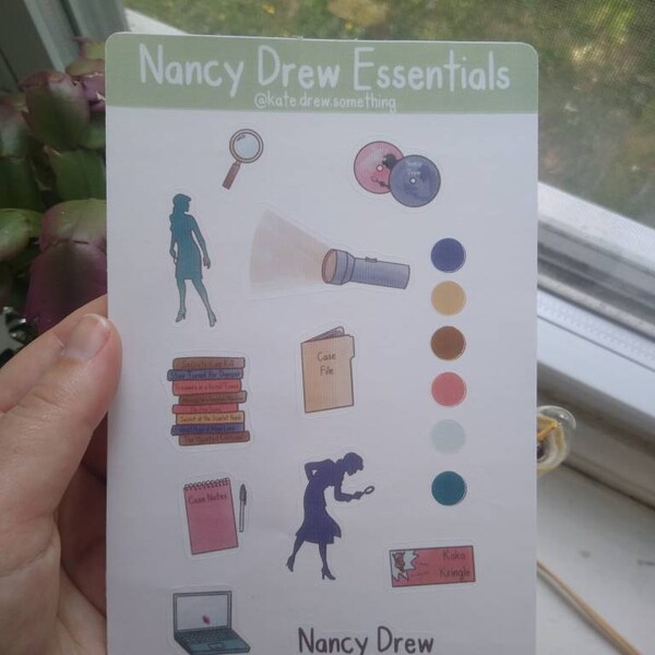 Nancy Drew Stickers | Aesthetic Stickers | Laptop Stickers | Notebook ...