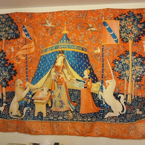 Psychedelic Arabesque Tapestry Abstract Hippie Tapestries Fantasy ...