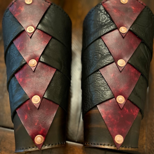 Medieval Arm Guard Leather Pattern PDF, Archery Guard Pattern - Etsy