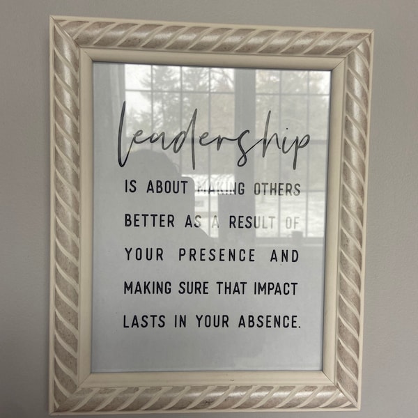 Leadership Quote, Inspirational Quotes, Printable Art, Office Decor ...