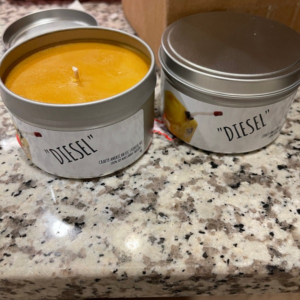 Diesel Fuel Scented Candle: Diesel Mechanic, Diesel Candle, Mechanic ...