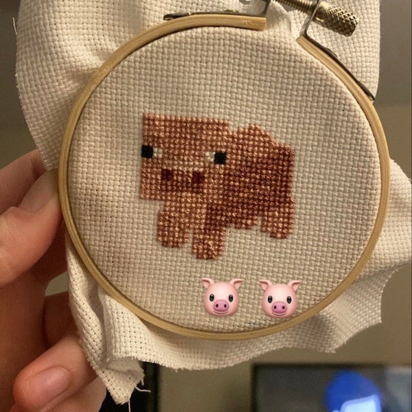 Minecraft Gaming Cross Stitch Pattern - PDF Download - Etsy