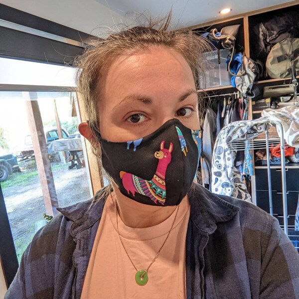 Australian Reusable Cloth Face Masks. Comfortable Ear Loops. 3-layers W ...