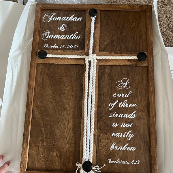 Trinity Braid - Cord of Three Strands Unity Ceremony Wedding Decor ...