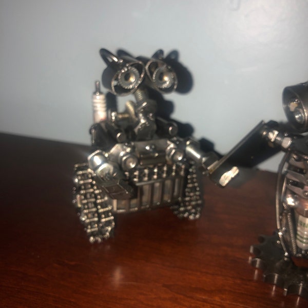 Recycled Metal Little Bot Sculpture by Kreatworks / Recycle Metal ...