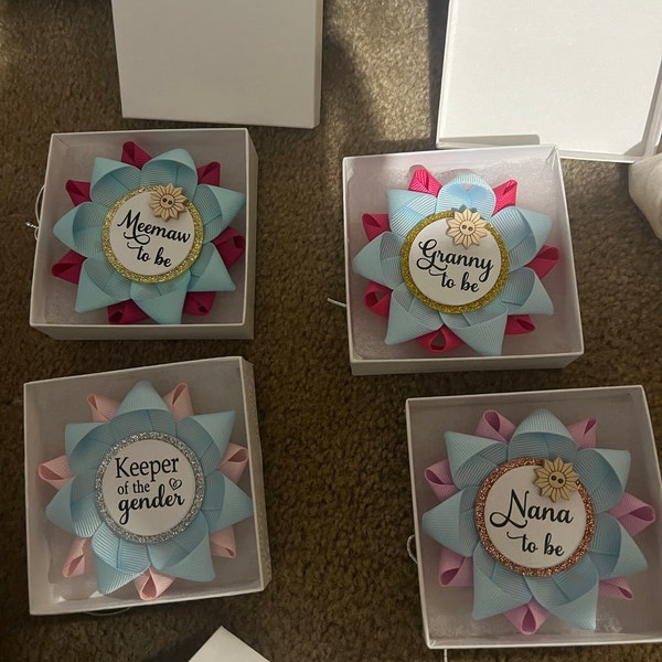 Gender Keeper Pin Keeper Of The Gender Pin Pink And Blue Gender