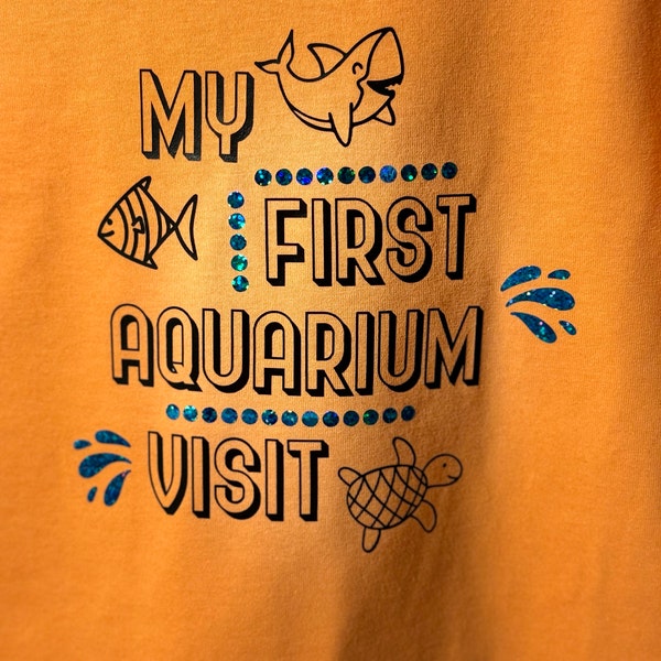 My First Aquarium Trip. First Trip to the Aquariuam, Aquarium Svg ...