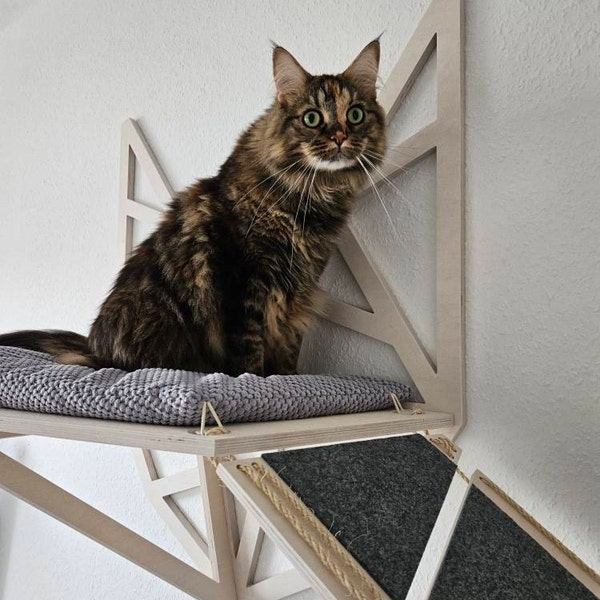 NEKO BRIDGE 3 for Cats, Cat Shelves, Cat Climbing Wall, Cat Furniture ...