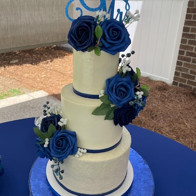 RED RHINESTONE CAKE Riser/ Stand/band 2 Inches Tall Width Sizes 8, 10 ...