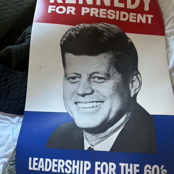 1970 John F. Kennedy Official Portrait by Aaron Shikler, JFK Painting ...