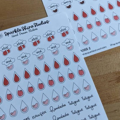 Track Meet Team Sports School Planner Stickers - Etsy