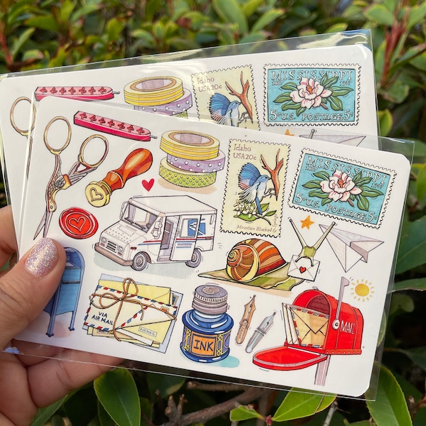 Snail Mail Postcard. - Etsy