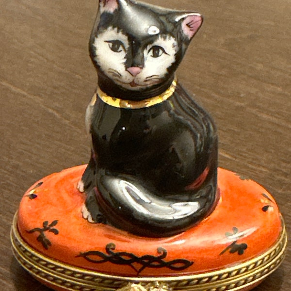 Vintage Limited Edition Cats Limoges Box - Etsy