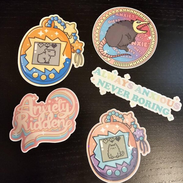 Ahhhhhhh Possum Die Cut Sticker - Possum Stickers, Kawaii Sticker ...