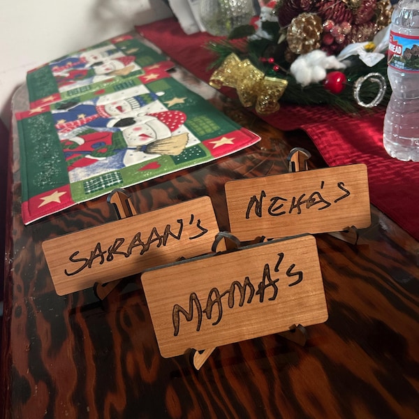 Engraved Handwriting Keepsake Sign - Etsy