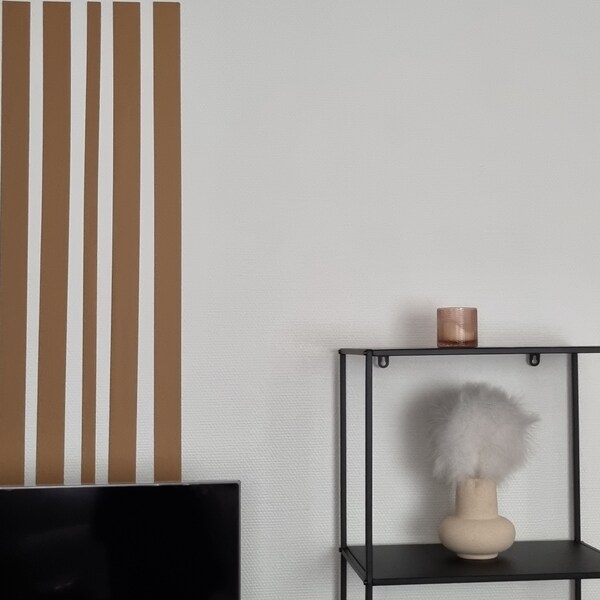 Lines Wall Decal, Stripes Wall Stickers, Minimalistic Lines Wall Decor ...