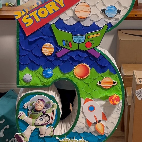 Bluey Pinata - Birthday - Number Pinata - Etsy