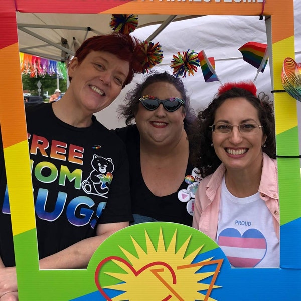 Custom Pride Selfie Frame | Personalized LGBTQ+ Photo Booth Props ...