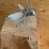 Metal Bug Garden Ornament Small Shiny Bug Insect Recycled - Etsy