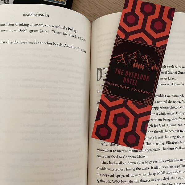 The Shining Bookmark | Horror | the Overlook Hotel | Reading Gift ...