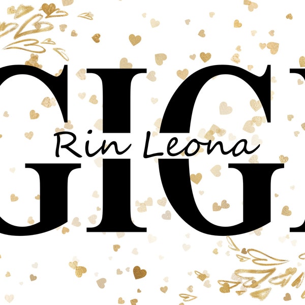 Gigi SVG, PNG, PDF Split Gigi Frame Svg, Mother's Day Svg, Mom Cut File ...