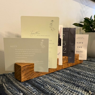 Wood Greeting Card/post Card/photo Holder/ Display Made From Rescued ...