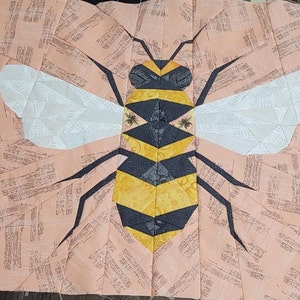 Take Wing Paper Piecing Pattern PDF Format - Etsy