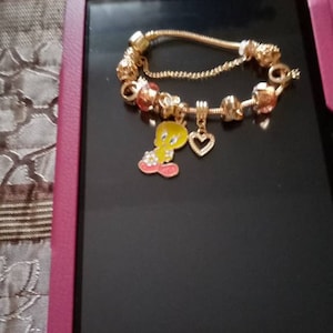 Diva in Pink Charm Bracelet - Etsy