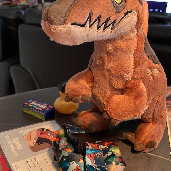 Spiro the Spinosaurus - Dinosaur Plush Toy - Etsy