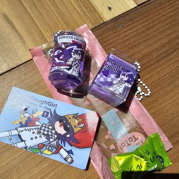 Kokichi Ouma 3D Liquid Milk Charm - Etsy