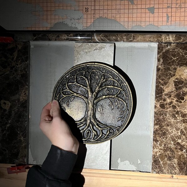 Tree of Life Medallion, Bronze Tree of Life Locket, Big Medallion ...