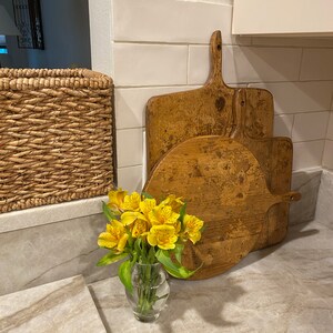 Set of Three Bread Boards, Medium Rectangle, Small Square, and Small ...