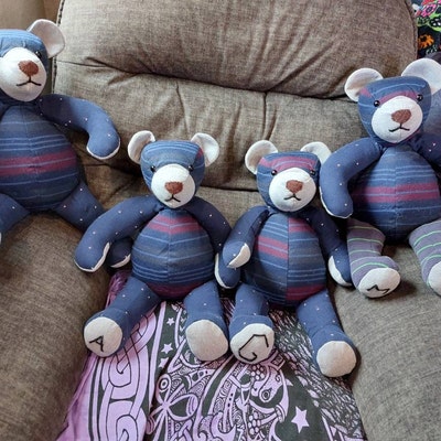 Simple Memory Bear Pattern 18 Easy Bear Pattern Memorial Bear Sewing Tutorial Pattern Sewing ...