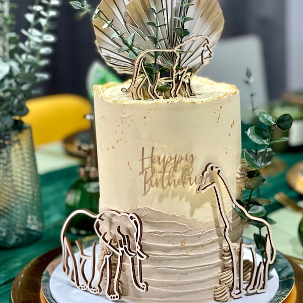 Dried Palm Leaf Gold Palm Spear Cream Gold Palm Leaf Cake Topper Dry ...