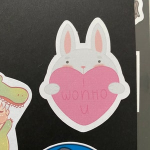Wonho Logo Vinyl Decal Blue Holographic | Etsy