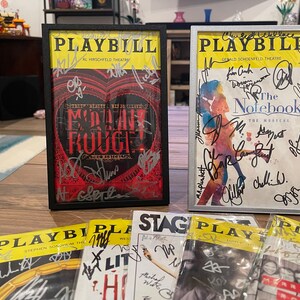 Theatre Program Display Frame Broadway Program Wall Art Lightweight ...