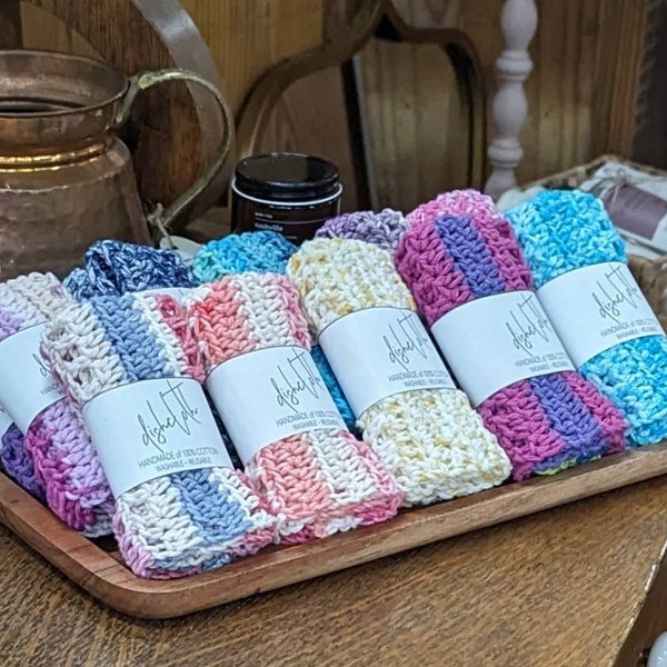 Printable Label Wrap for Handmade Dishcloth / Instant PDF Download ...