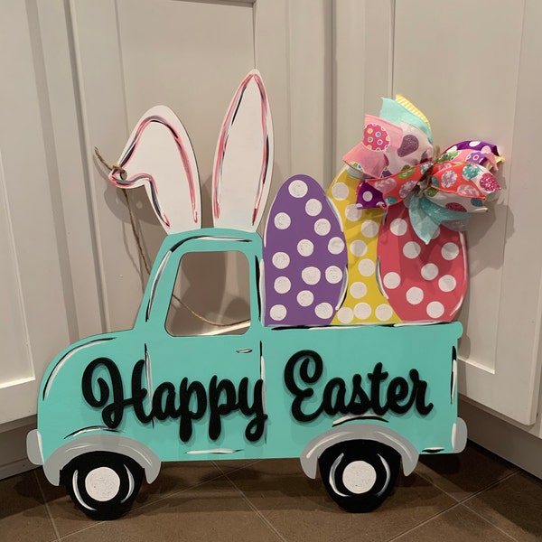Truck Happy Easter - Etsy