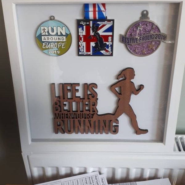 Male or Female Runner Plaque. Life is Better When You're Running ...