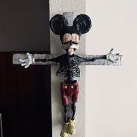Rat Christ Ooak Cursed Crucifix Sculpture - Etsy Canada