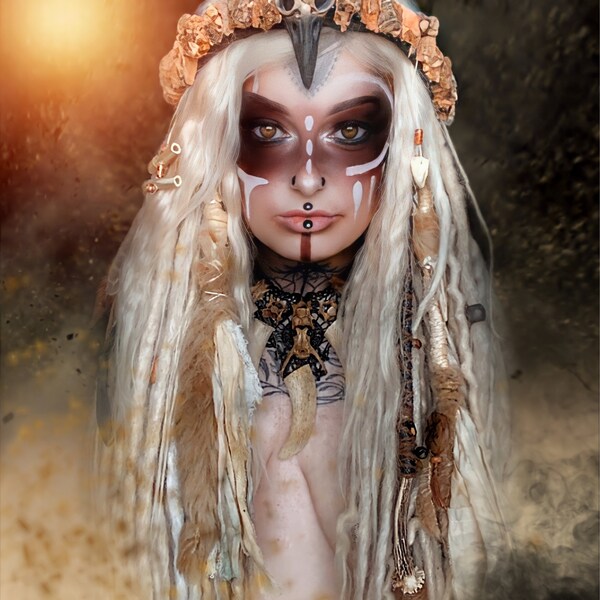 Shaman Crown-folklore,pagan,cosplay,larp,wearableart,darkvibe,costumes ...