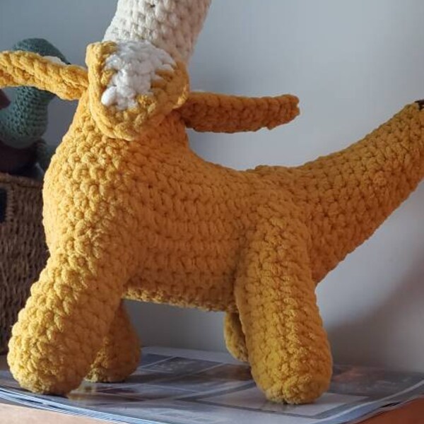 Bananasaurus Dinosaur NO SEW Crochet Pattern - Etsy UK