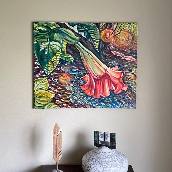 Grand Piano -- 18 X 24 Inch Original Oil Painting by Elizabeth Graf ...