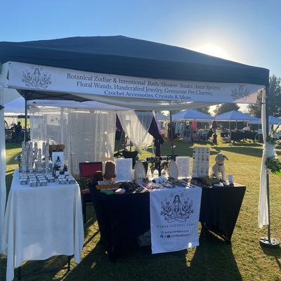 Create Your Valance Banner for Your Tent Custom Vinyl Banner Craft Show ...