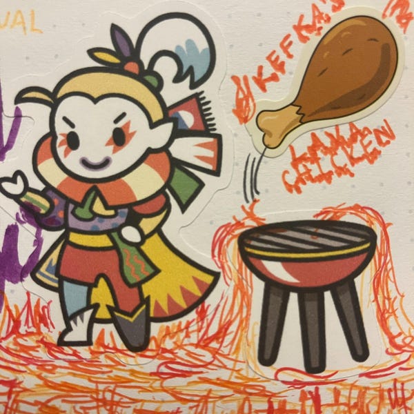 FF5 VINYL Stickers - 4x6" Sticker Sheet - Waterproof Vinyl Decals - Etsy